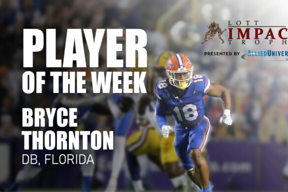 Player of the Week - Colorado's Travis Hunter - Lott IMPACT® Trophy